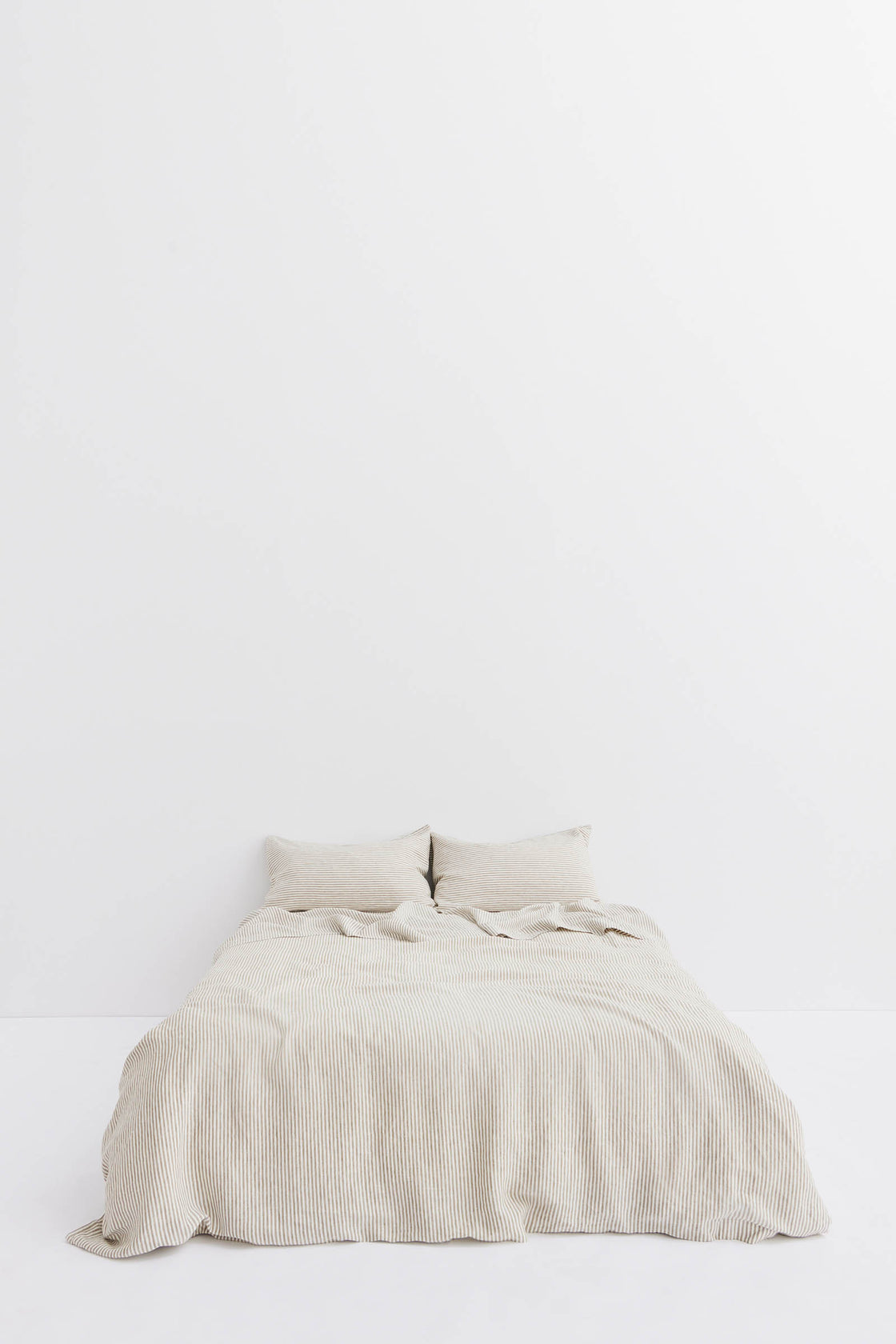 Linen Duvet Cover Olive Stripe | Assembly Label NZ – Assembly Label | NZ