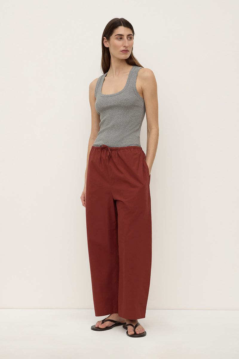 Womens Amara Pant Russet | Assembly Label – Assembly Label | NZ