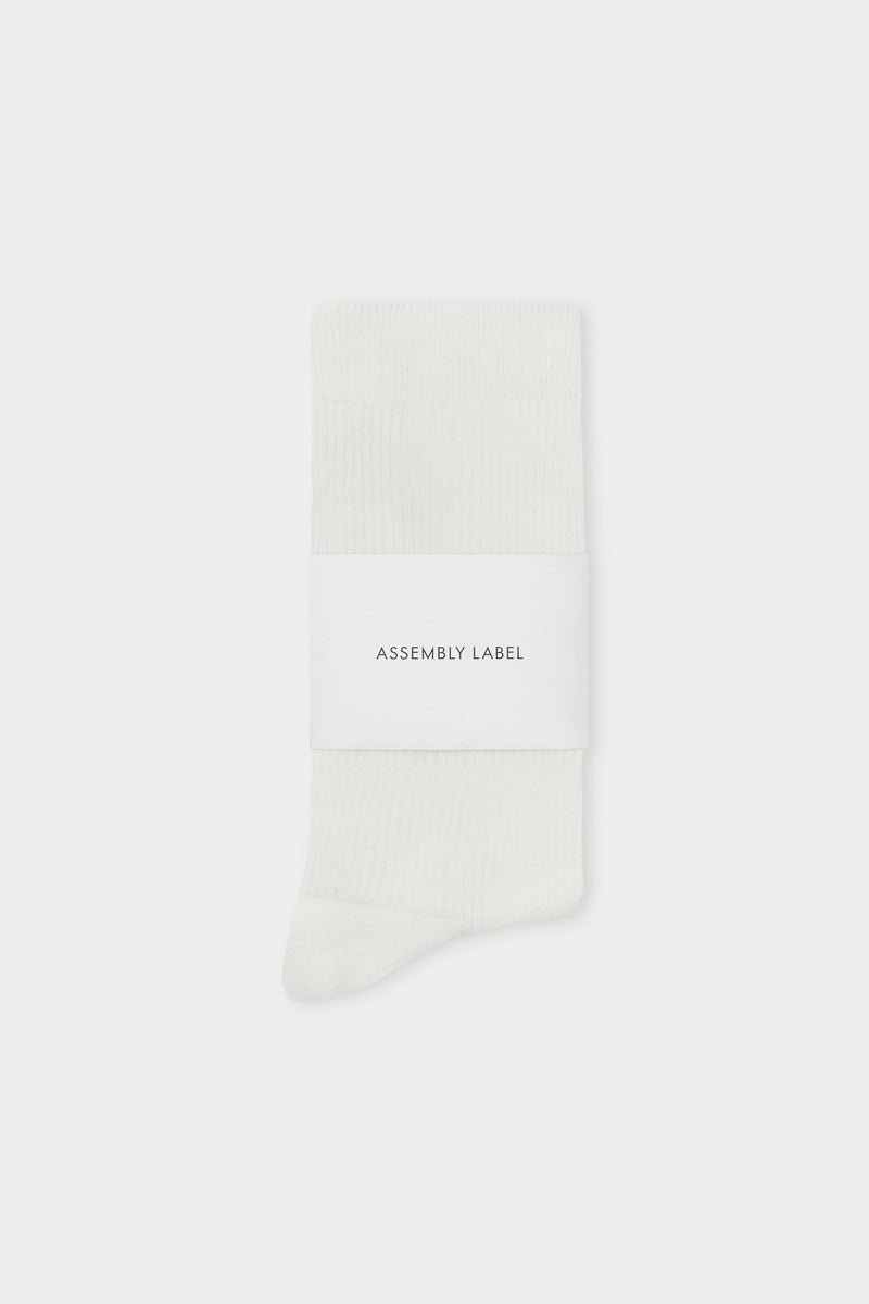 Essential Sock White | Assembly Label NZ – Assembly Label | NZ