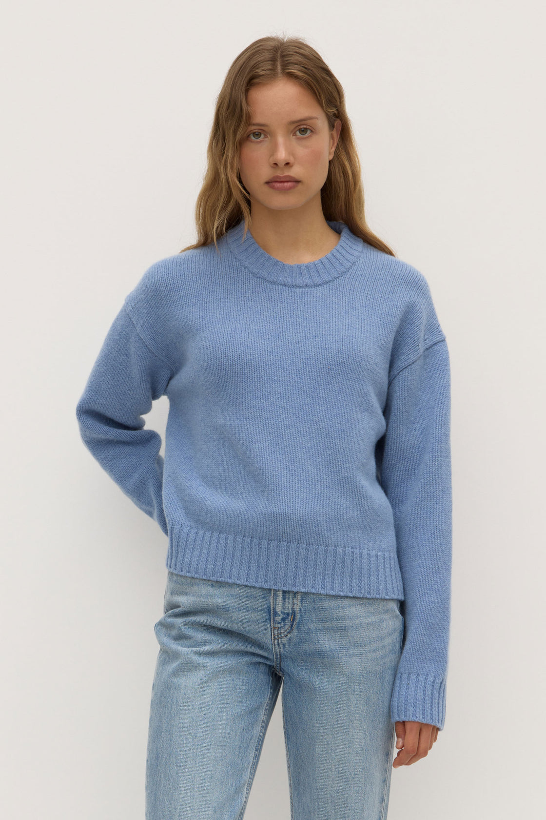 Womens Beau Merino Wool Knit Sora Marle | Assembly Label – Assembly ...