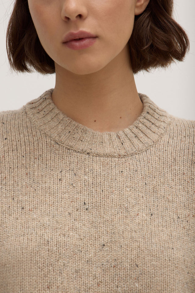 Womens Beau Merino Wool Knit Stone Marle | Assembly Label – Assembly ...