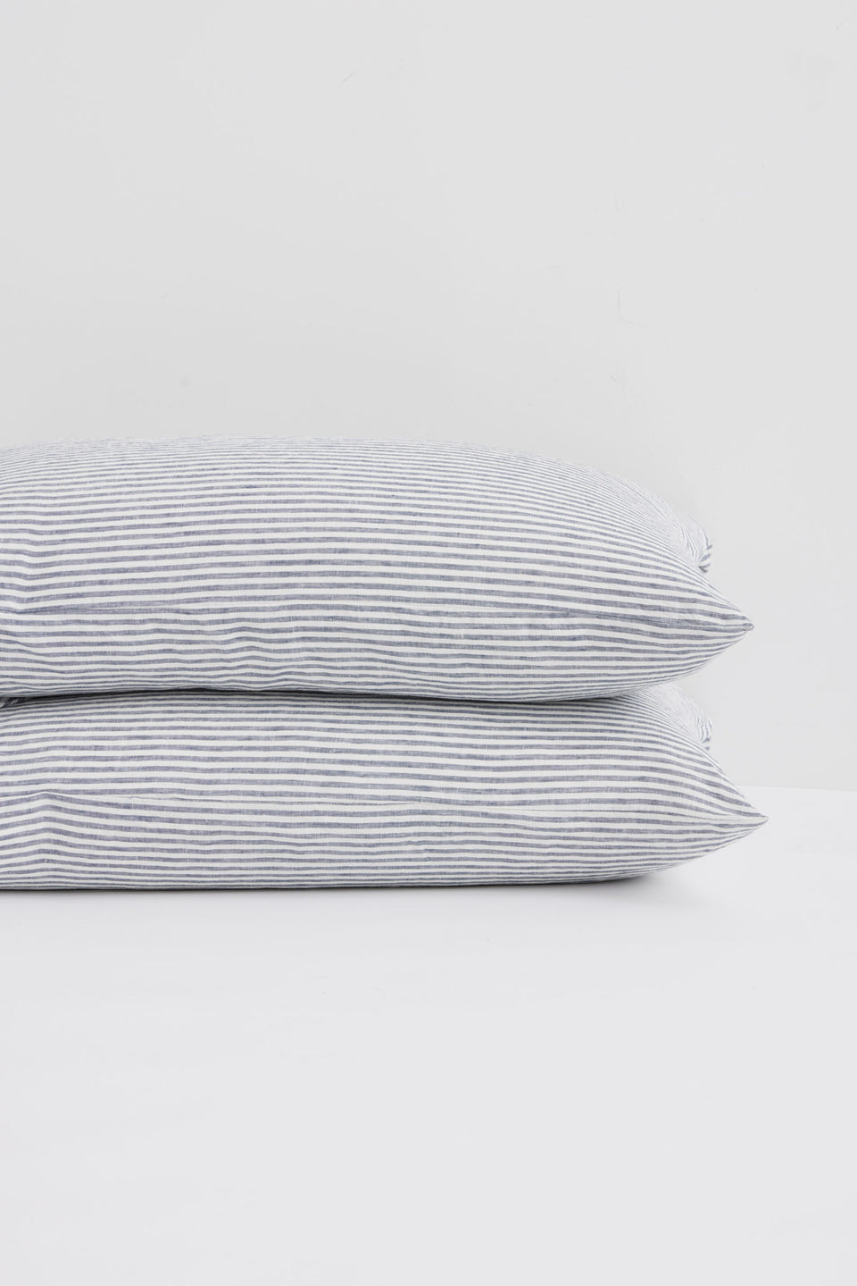 Linen Fitted Sheet Ocean Stripe | Assembly Label NZ – Assembly Label | NZ