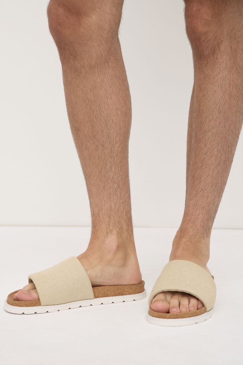 Cameron Canvas Sandal Natural | Assembly Label – Assembly Label | NZ