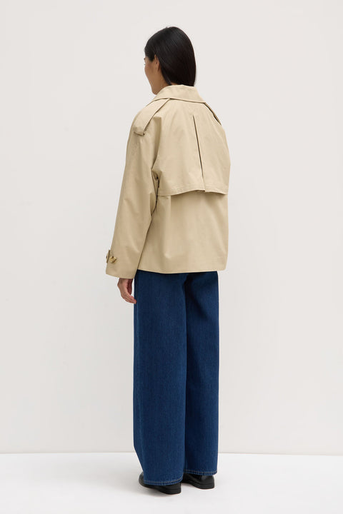 Womens Casey Short Mac Jacket Natural | Assembly Label – Assembly Label ...