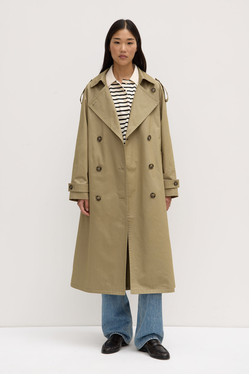 Womens Casey Signature Trench Cement | Assembly Label – Assembly Label | NZ