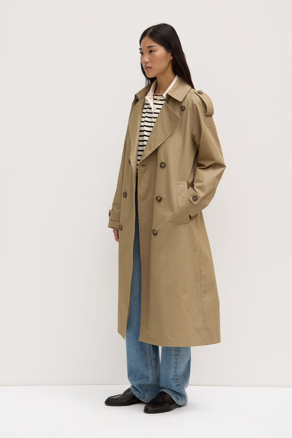 Womens Casey Signature Trench Cement | Assembly Label – Assembly Label | NZ