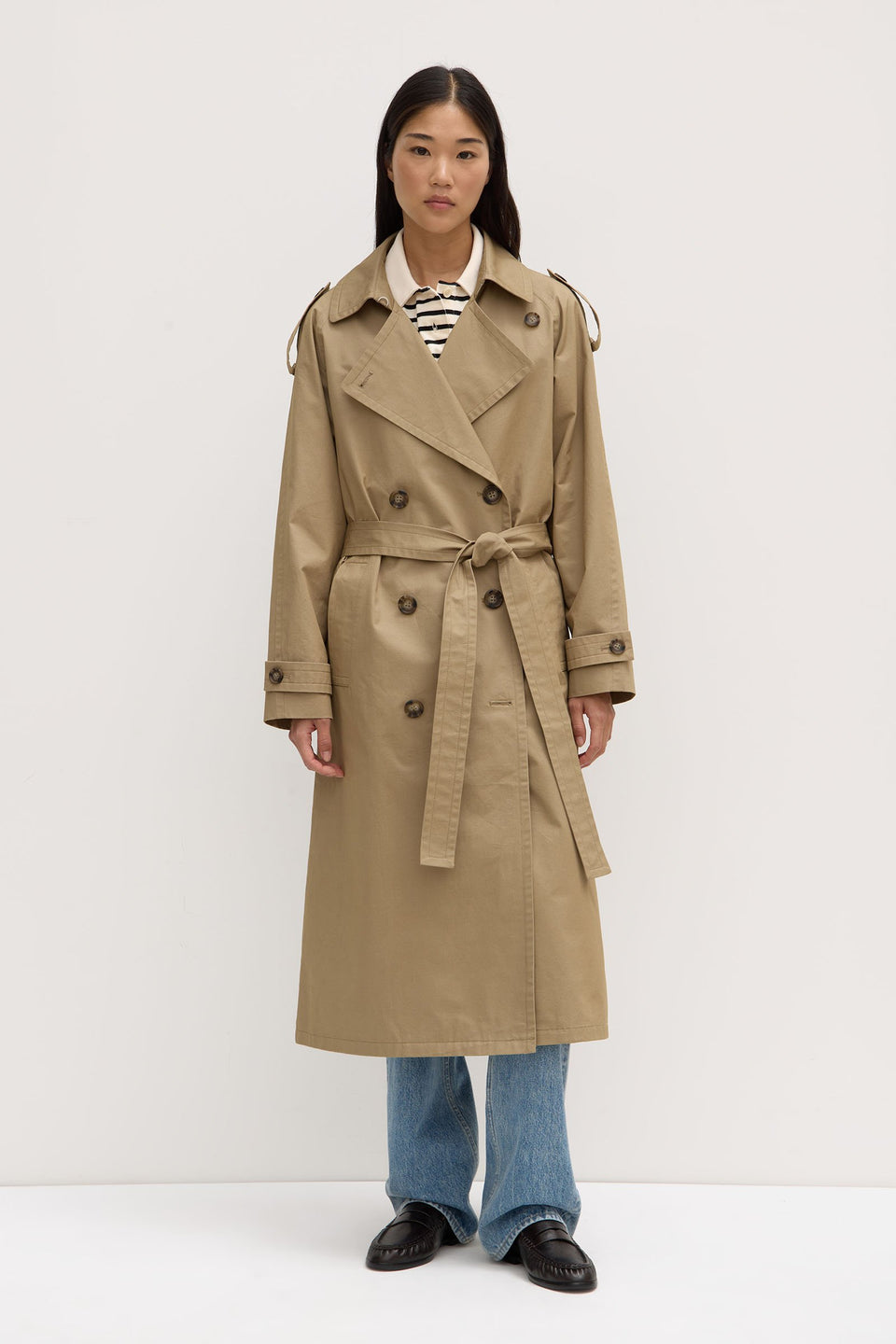 Womens Casey Signature Trench Cement | Assembly Label – Assembly Label | NZ