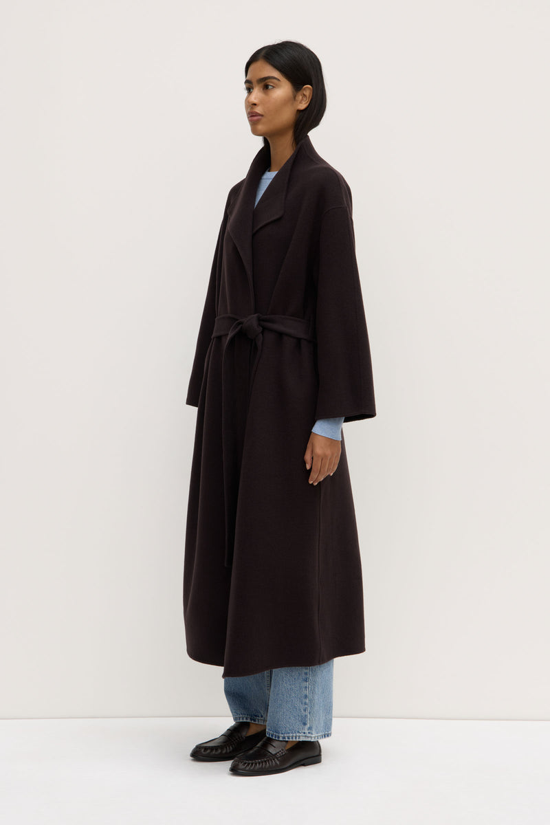 Womens Kinsley Wool Coat Ganache | Assembly Label – Assembly Label | NZ
