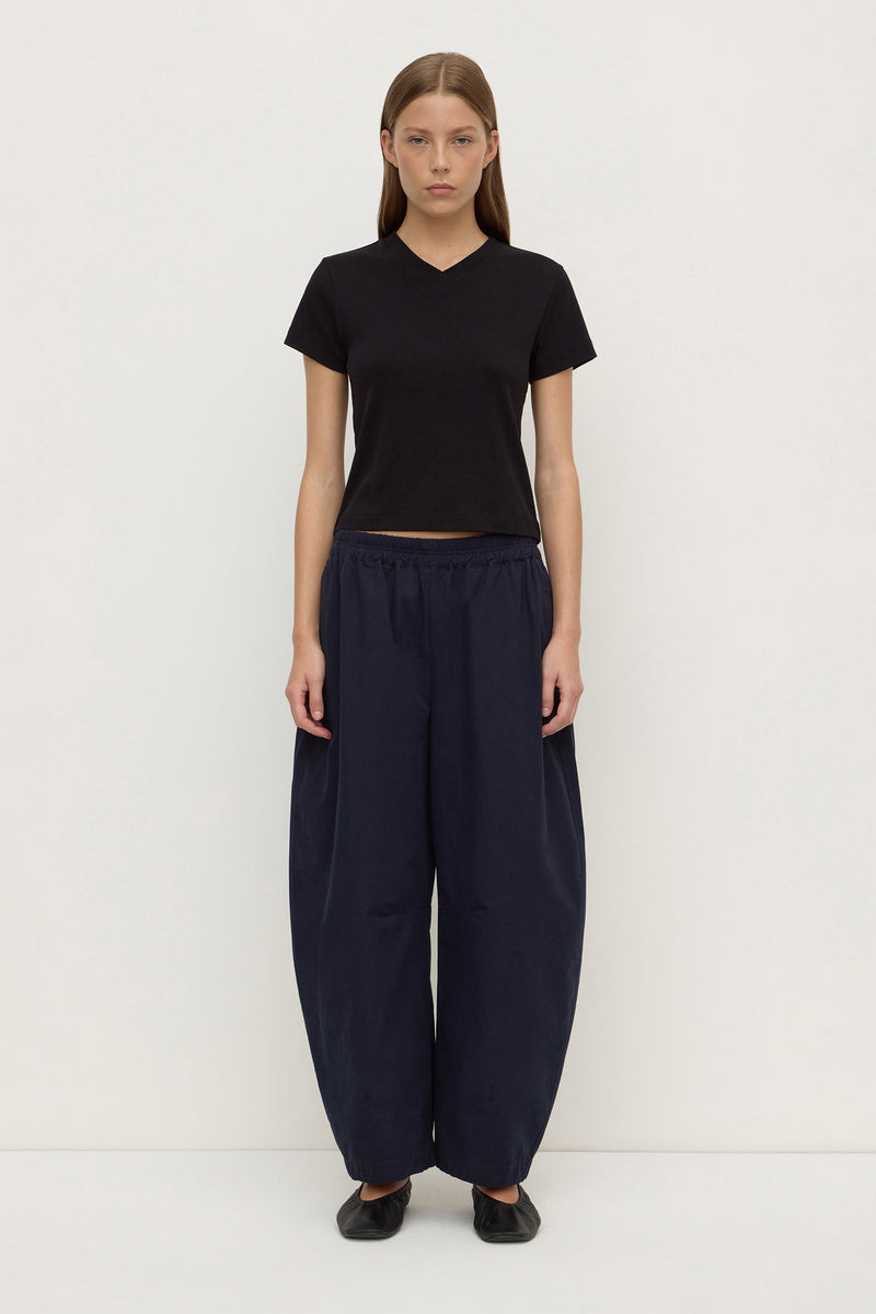 Womens Lola Barrel Pant Navy | Assembly Label – Assembly Label | NZ