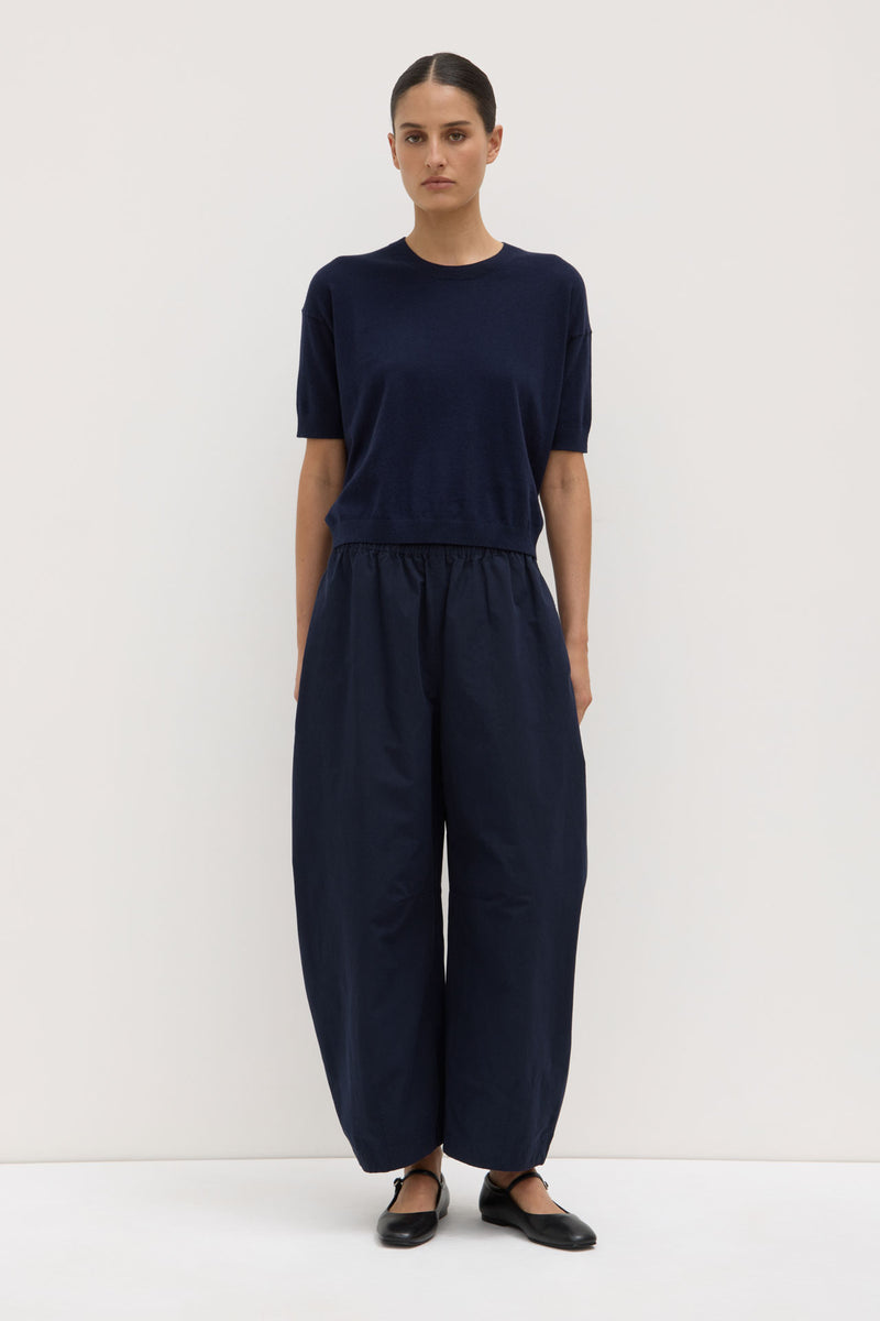 Womens Lola Barrel Pant Navy | Assembly Label – Assembly Label | NZ