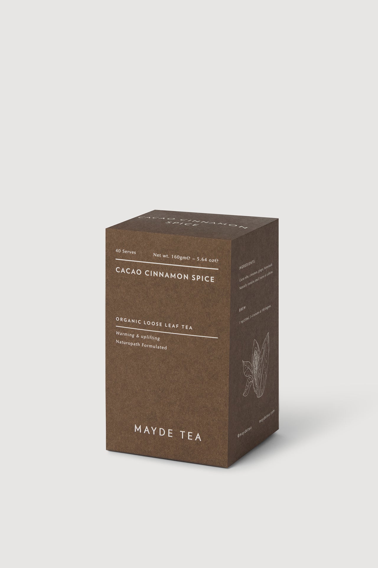 Mayde Tea - Cacao Cinnamon Spice Loose Leaf Tea Box | Assembly Label ...