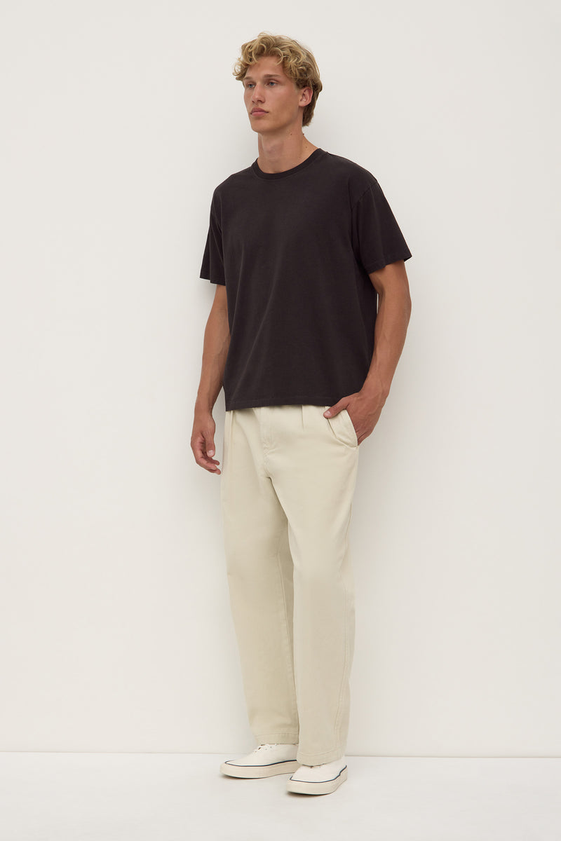 Mens Ross Tee Washed Black | Assembly Label – Assembly Label | NZ