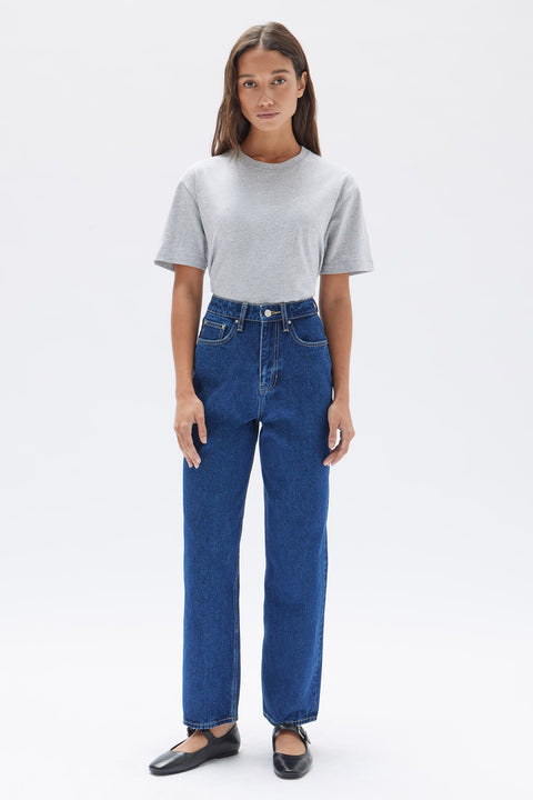 Womens Vintage Straight Jean Heritage Blue | Assembly Label NZ ...