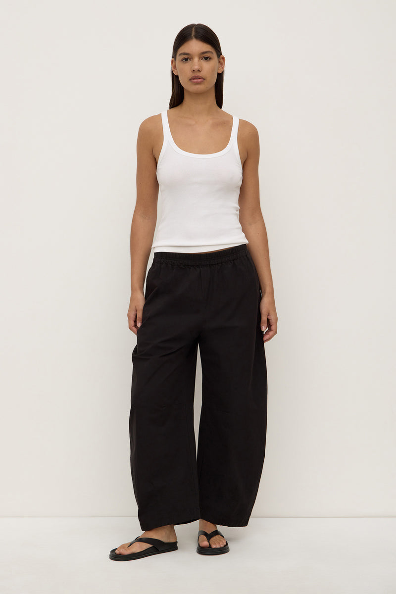 Womens Lola Barrel Pant Black | Assembly Label – Assembly Label | NZ