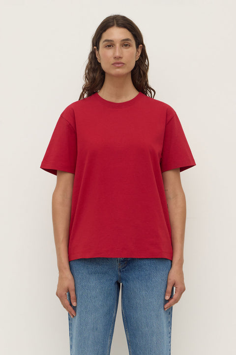 Womens Organic Base Tee Mulberry | Assembly Label – Assembly Label | NZ