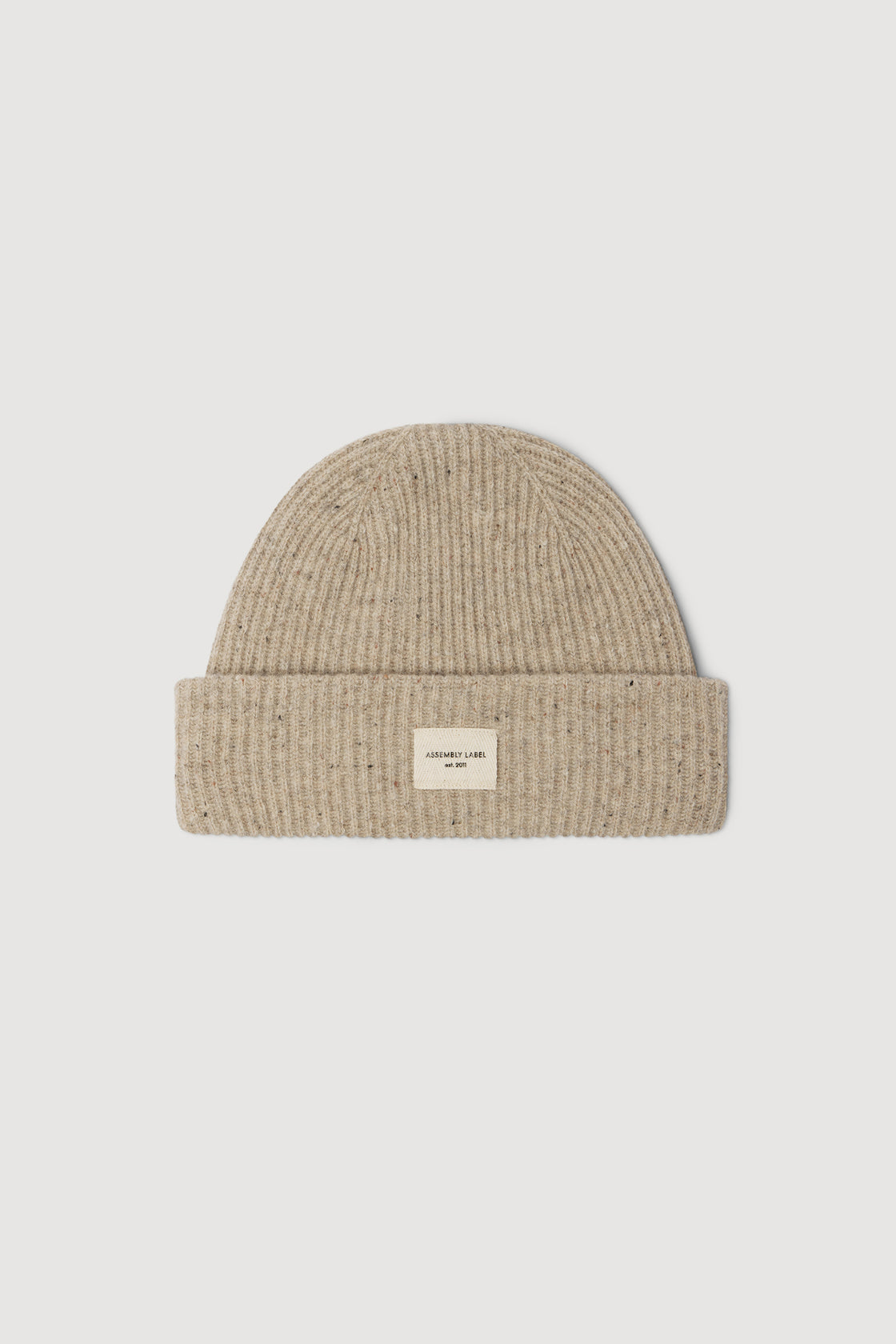 Wool Rib Beanie Stone Marle | Assembly Label NZ – Assembly Label | NZ